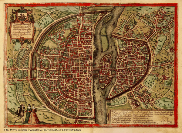 12th Century Map Of Paris