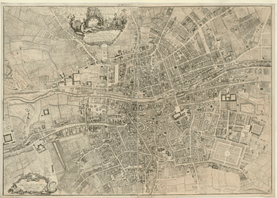 Rocque’s map, that endless treasure trove. – Arran Q Henderson